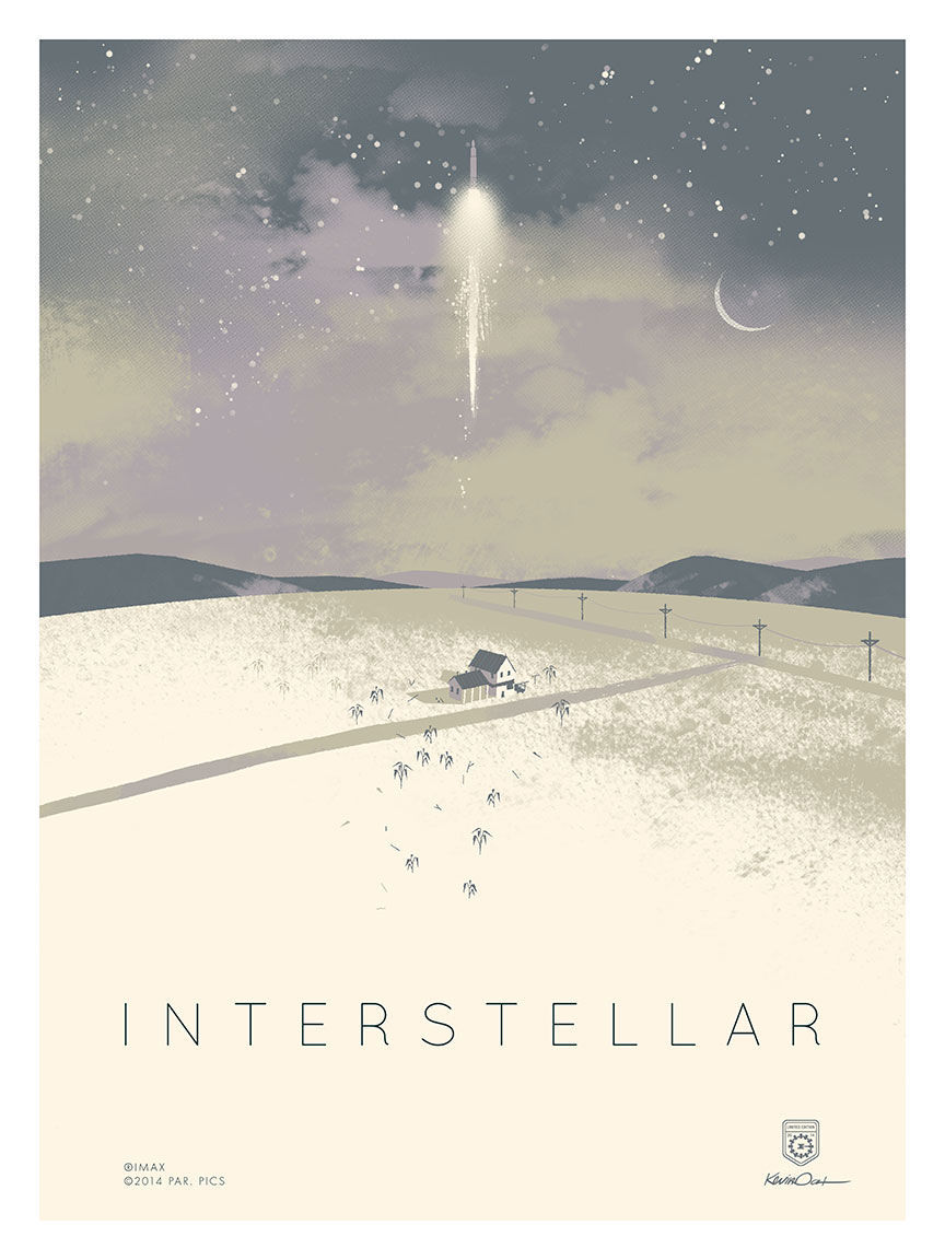 Poster exclusivo do filme "Interestelar"